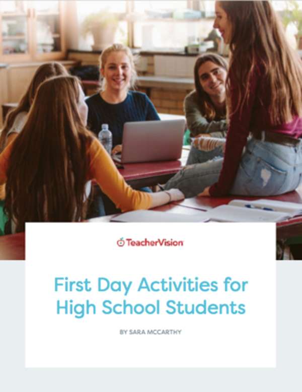 First Day Of High School Activities Packet TeacherVision First Day Of High School Activities Packet TeacherVision
