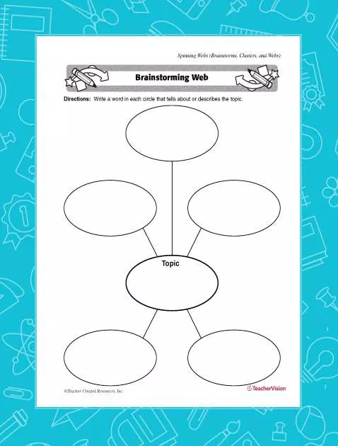 Brainstorm Template For Kids
