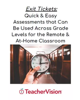 Exit Tickets for the Remote and At-Home Classroom (All Grade Levels ...